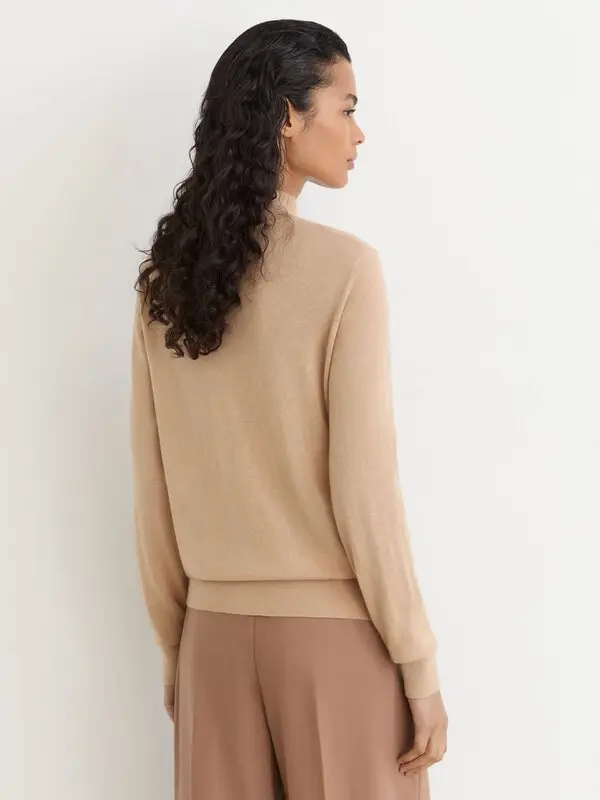 REISS Rina Ultra-soft Merino Wool High-neck Jumper