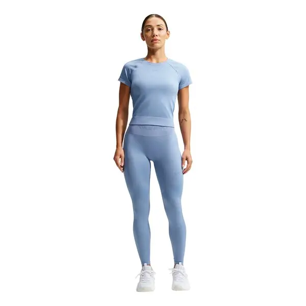Nike Pro Seamless High-waisted 7 8 Leggings - Work Blue