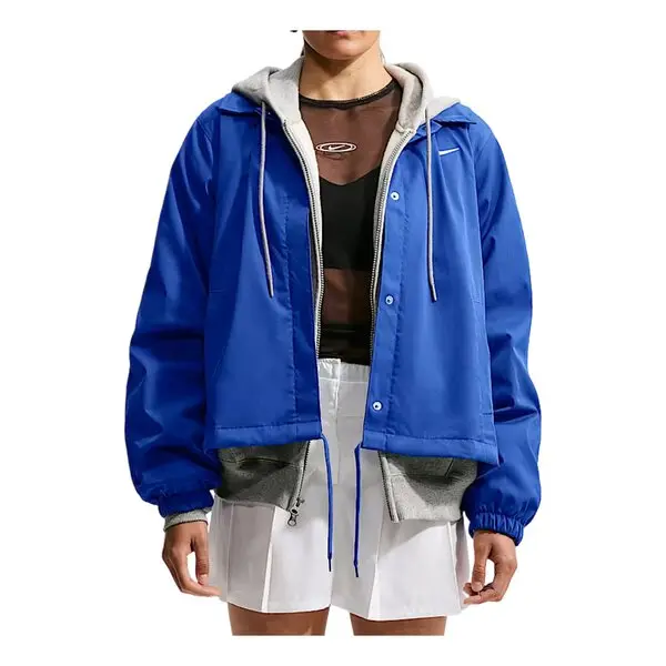 Nike Loose Coaches Jacket - Old Royal/sail