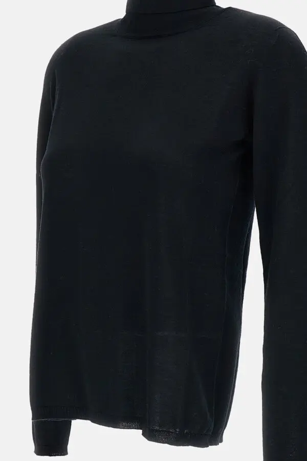 Max Mara Maglia Dolcevita In Pura Lana
