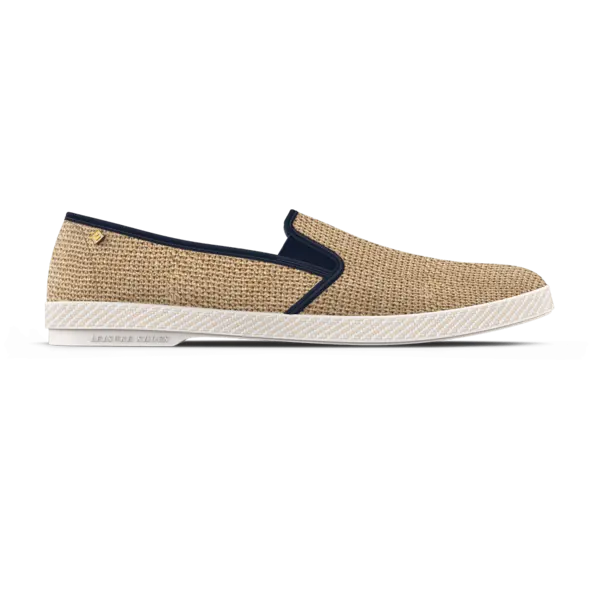 Rivieras Neutrals Classic Nudude Navy Bias - Blue