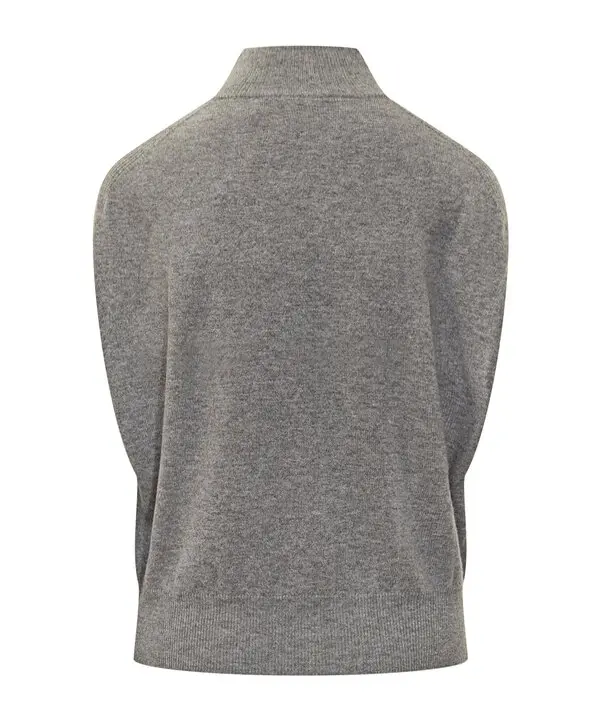 SEMICOUTURE Verity Mock-neck Knitted Top