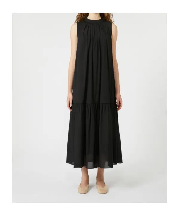 Max Mara Sleeveless Tiered Dress