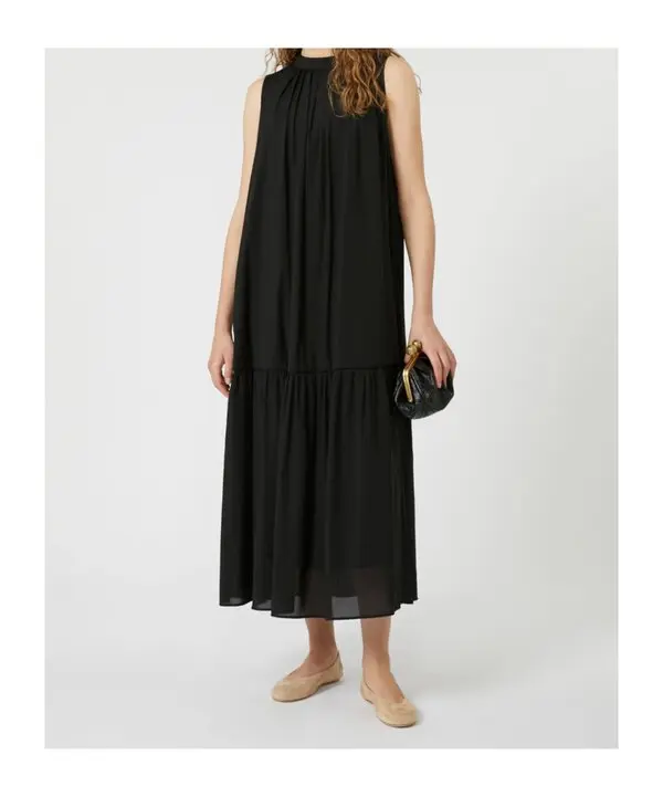 Max Mara Sleeveless Tiered Dress