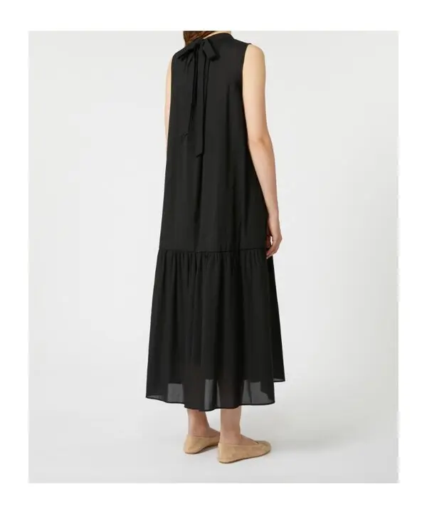 Max Mara Sleeveless Tiered Dress