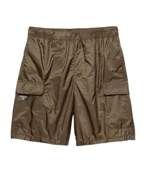 Prada Re-nylon Swim Trunks - Forest Green