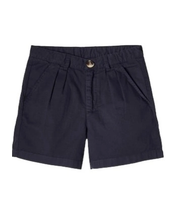 Bonpoint Cotton Twill Pleated Shorts