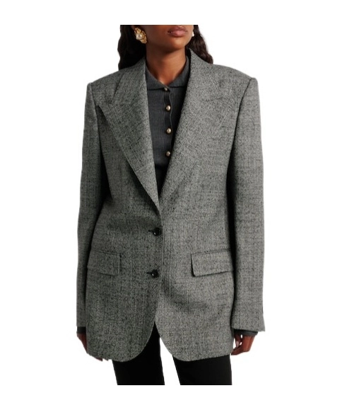 Dolce & Gabbana Virgin Wool Tweed Blazer