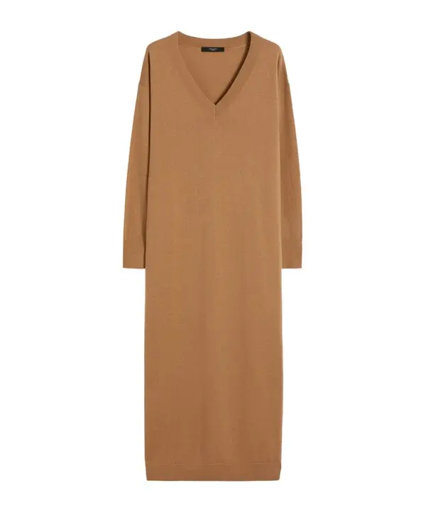 Max Mara Long Sleeve Dress - Camel