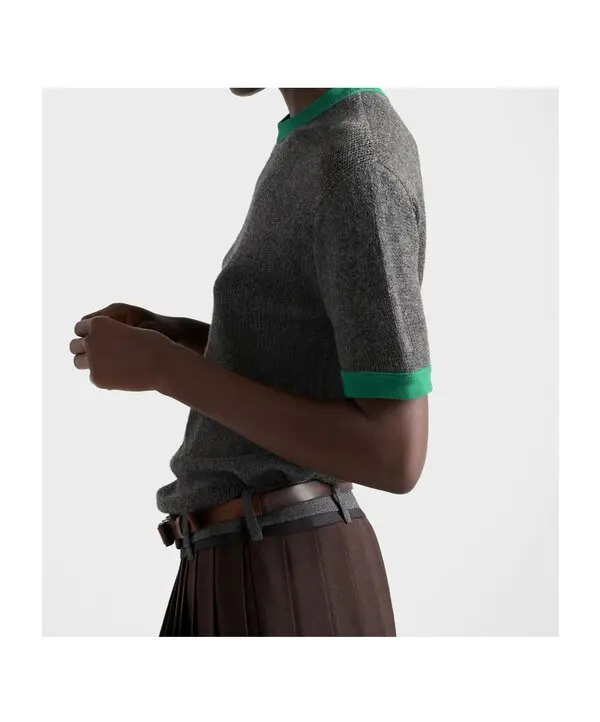 Prada Cashmere Crew-neck Sweater