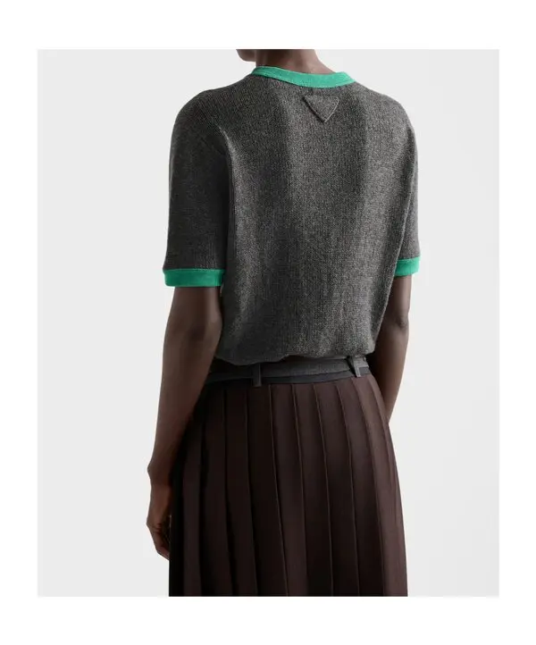 Prada Cashmere Crew-neck Sweater