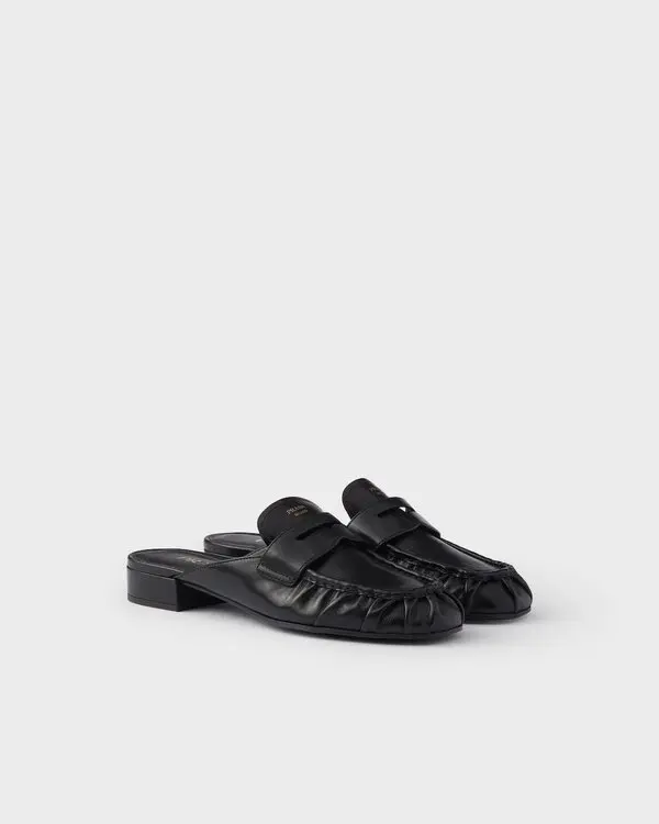 Prada Leather Mules