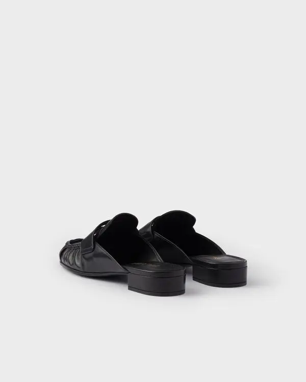 Prada Leather Mules