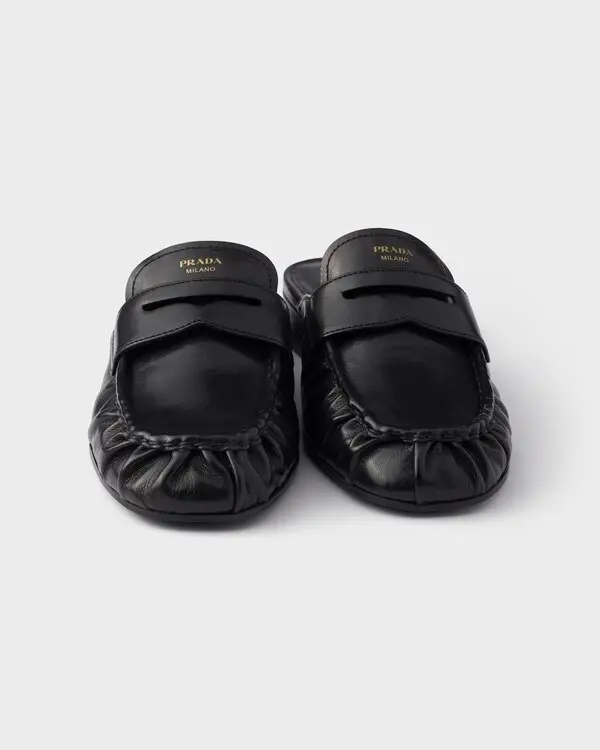 Prada Leather Mules