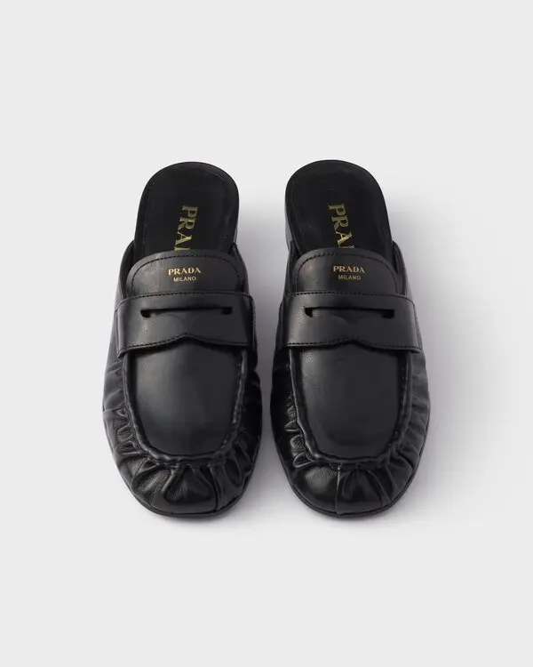 Prada Leather Mules