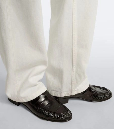 THE ROW Soft Leather Loafers