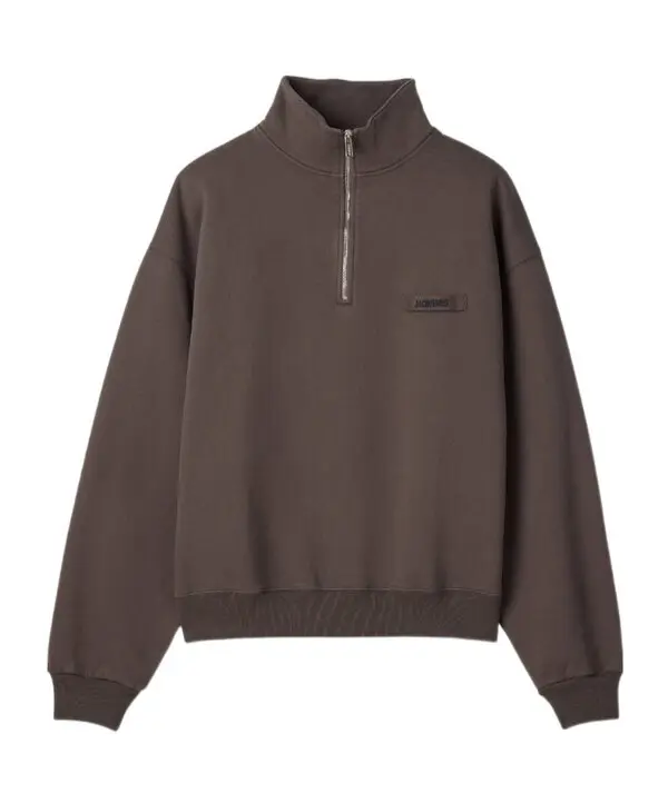 Jacquemus Long-sleeved Sweatshirt - Brown