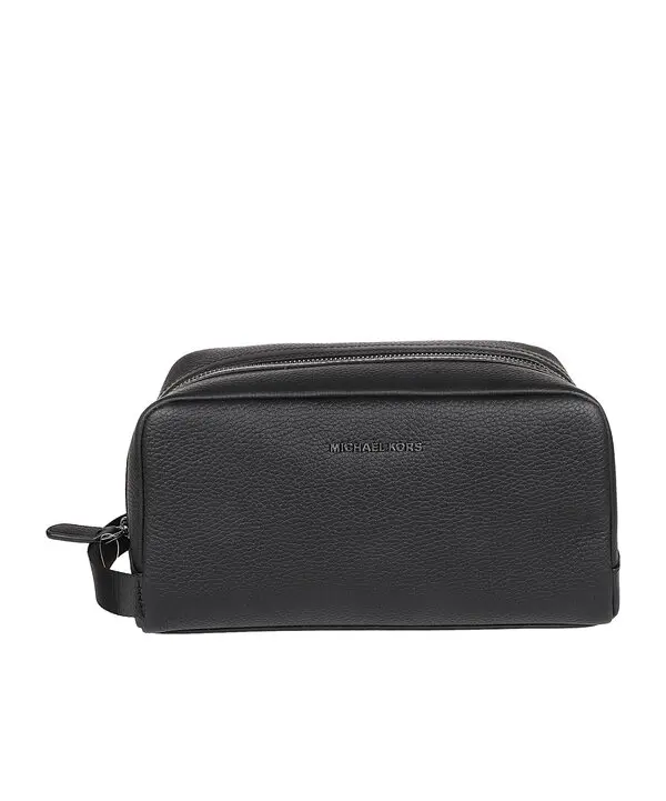 Michael Kors Hudson Zipped Travel Pouch - Black