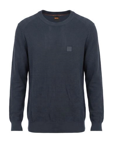 BOSS Sweater Size Cotton, Elastane - Blue