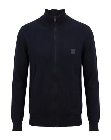 BOSS Cardigan Midnight Size Cotton, Elastane - Blue