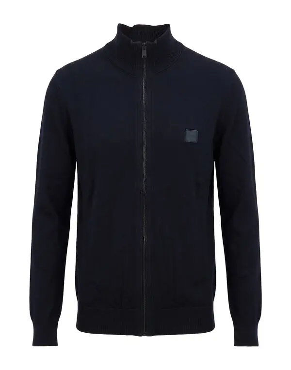 BOSS Cardigan Midnight Size Cotton, Elastane