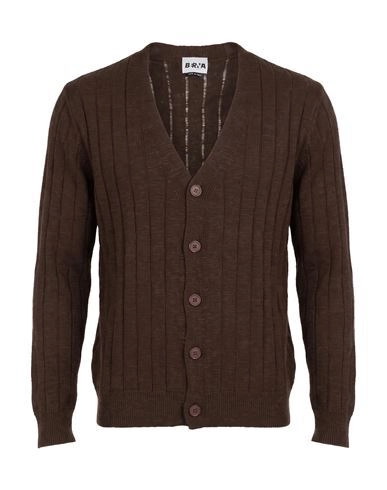 BERNA Cardigan Ivory Size Cotton, Viscose, Linen - Brown