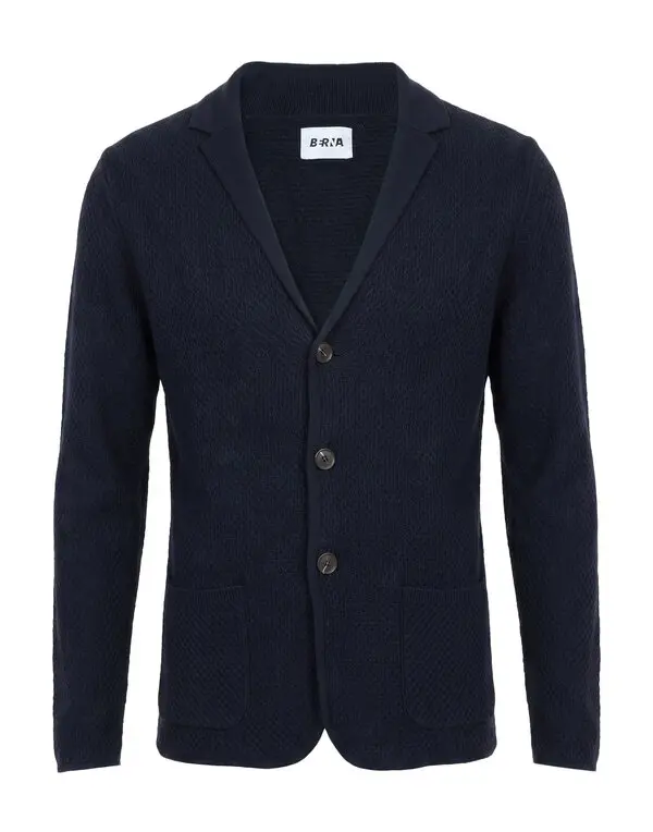 BERNA Cardigan Midnight Size Cotton - Blue