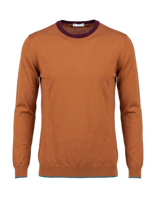 JACOB COHЁN Sweater Camel Size Cotton