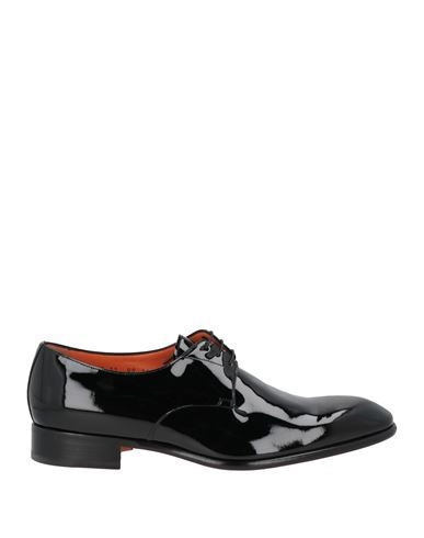 Santoni Lace-up Shoes Size Leather - Black