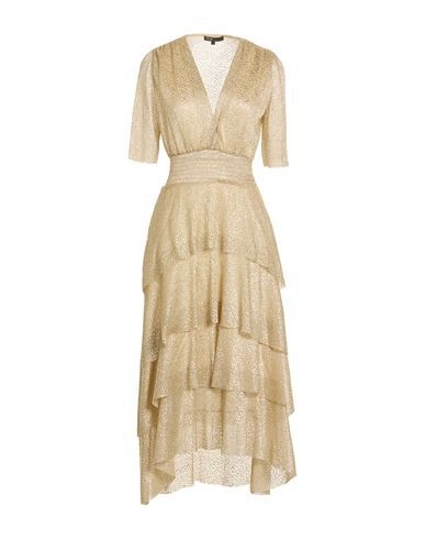 Maje Maxi Dress Size Polyester, Metal Fiber - Gold