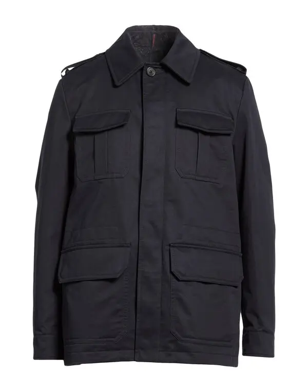 Montedoro By Slowear Jacket Midnight Size Cotton, Virgin Wool
