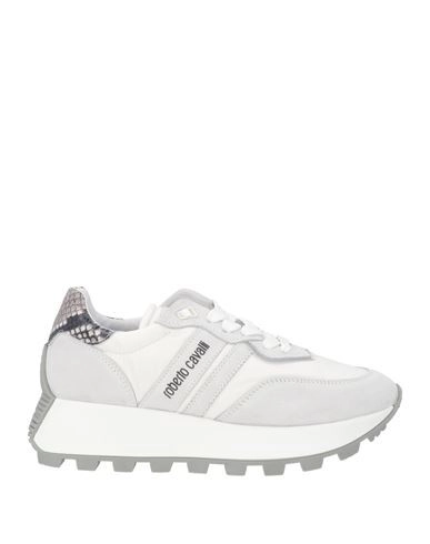 Roberto Cavalli Sneakers Light Size Leather, Textile Fibers - Grey
