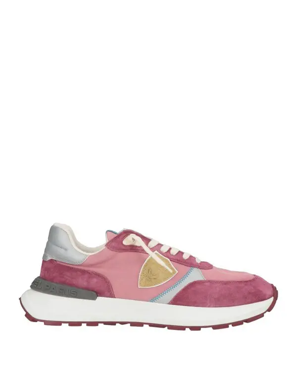 Philippe Model Sneakers Burgundy Size Textile Fibers