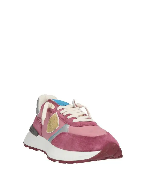 Philippe Model Sneakers Burgundy Size Textile Fibers