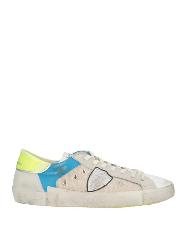 Philippe Model Sneakers Size Leather, Textile Fibers