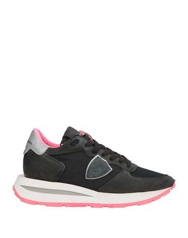 Philippe Model Sneakers Size Leather, Textile Fibers - Black