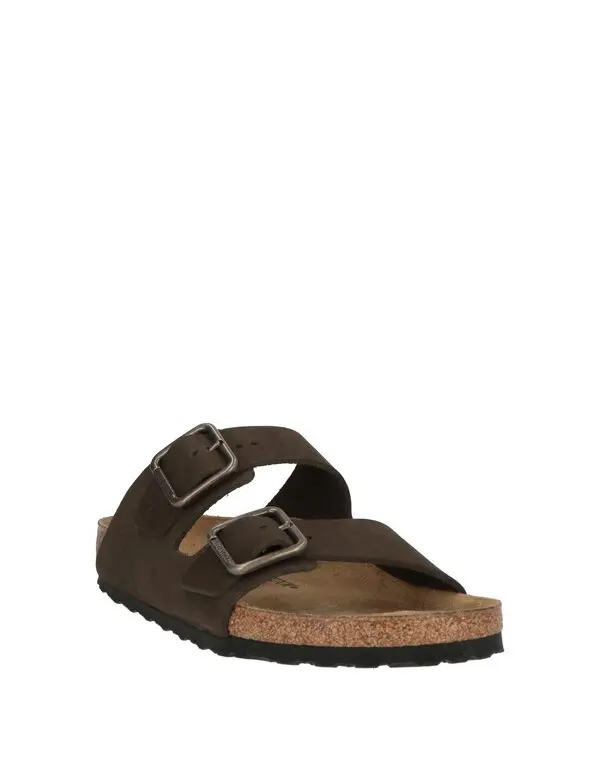 BIRKENSTOCK Arizona Sandals Dark Size Leather - Brown
