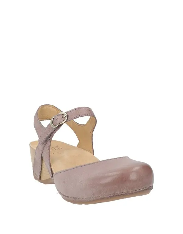 Dansko Pumps Taupe Size Leather