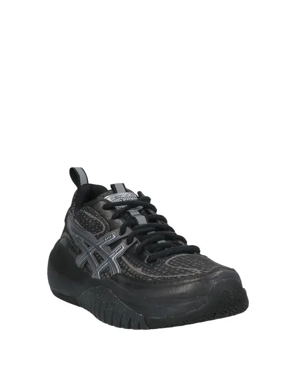 Asics Low-top Sneakers With Metallic Trim - Grey