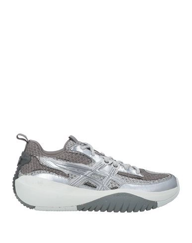 Asics Low-top Sneakers With Metallic Trim - Grey