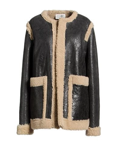 MAISON MARGIELA Jacket Charcoal Size Lambskin