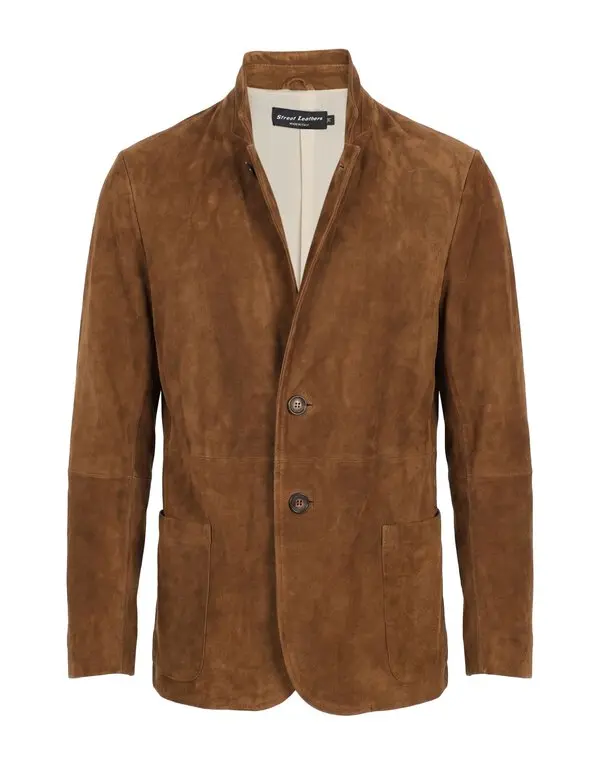 STREET LEATHERS Blazer Camel Size Leather