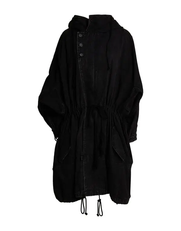 Yohji Yamamoto Cotton Denim Trench Coat