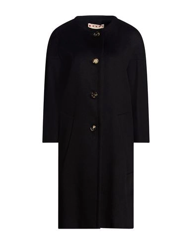 Marni Coat Size Virgin Wool, Alpaca Wool, Cashmere - Black