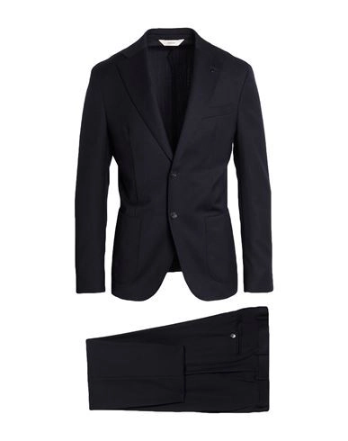 PAOLONI Suit Midnight Size Wool, Elastane