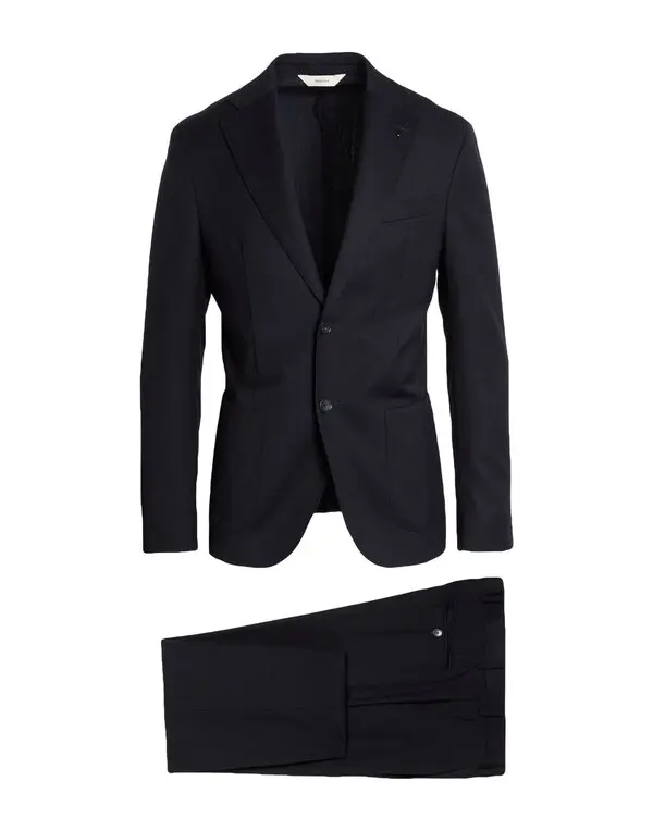 PAOLONI Suit Midnight Size Wool, Elastane