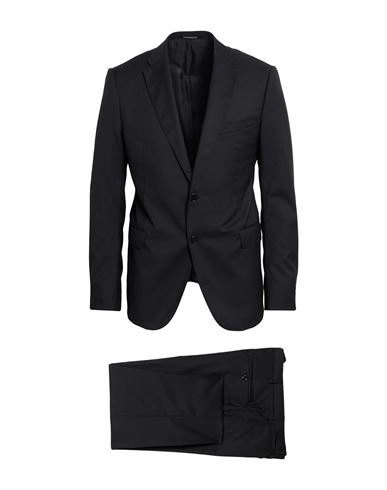 Emporio Armani Suit Size Virgin Wool - Black