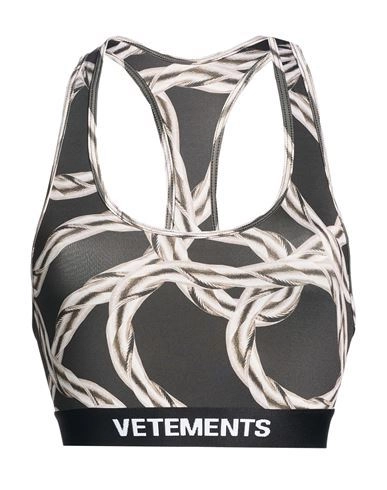 Vetements Top Size Polyamide, Elastane - Black
