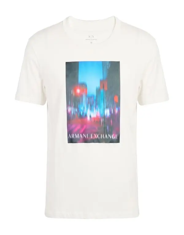 Armani Exchange T-shirt Size Cotton - White