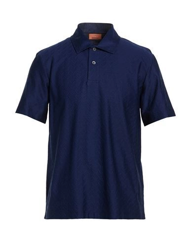 Missoni Polo Shirt Size Cotton - Navy